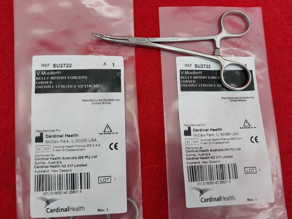 V. Mueller SU2722 Curved Kelly Forceps for sale online | eBay