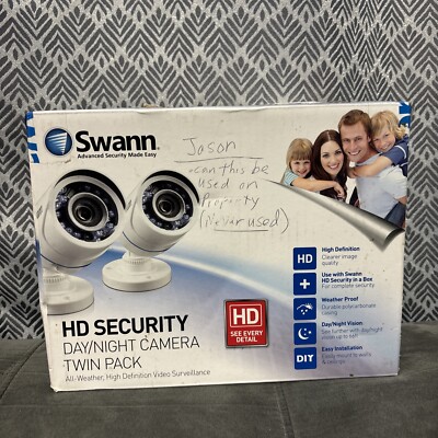 Swann SWPRO-HDCAMWH2-WM HD Security Day/Night Camera Twin Pack All ...