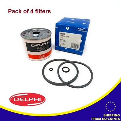 2 X GENUINE DELPHI HDF296 Diesel Fuel Filters CAV 7111-296 | eBay