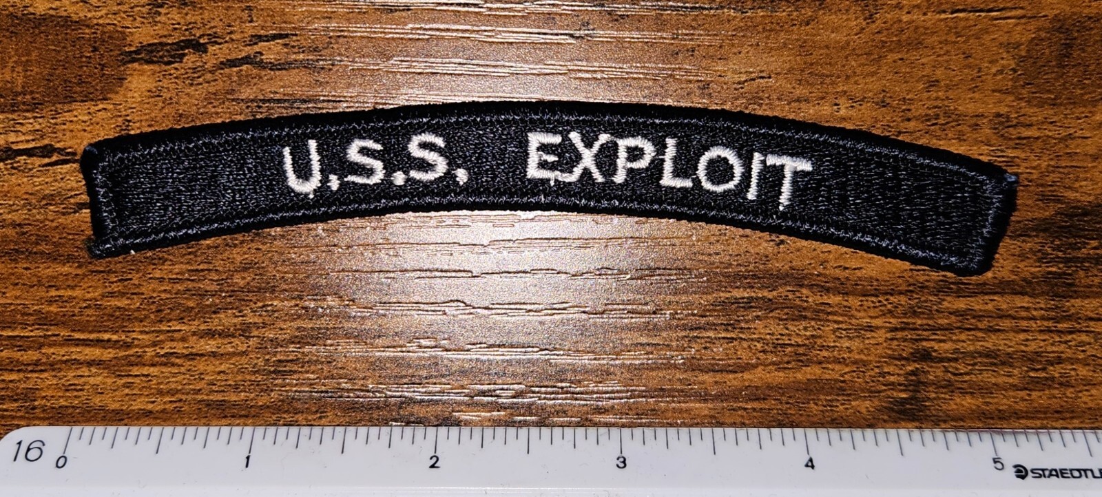 USS Exploit AM-440 Aggressive Minesweeper U.S. Navy Uniform UIM Rocker ...