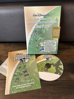 Walt Disney PhotoPass CD Souvenir Pictures Family Keepsake Theme Park ...