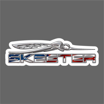 700-102 Skeeter Bug American Flag Carpet Graphic Decal Sticker for ...