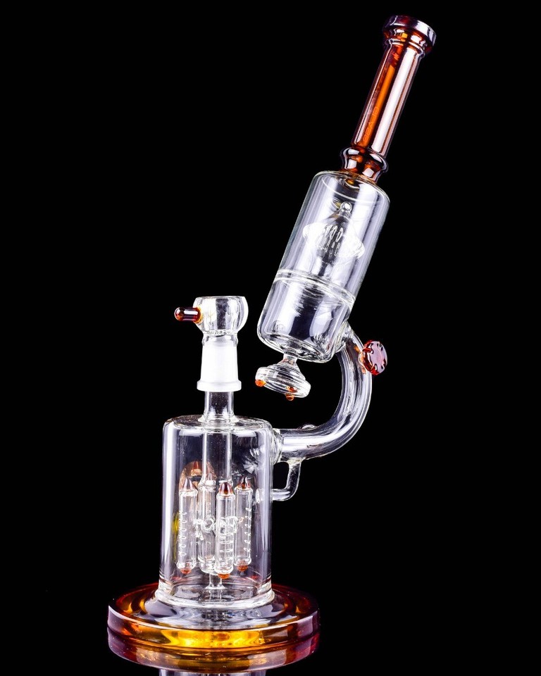 THICK Bong Tsunami Glass MICROSCOPE Bong UFO Bong Glass Water Pipe COOL ...