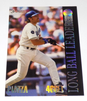 1993 Donruss Long Ball Leaders 466 FT. Mike Piazza Baseball Card #7 of ...