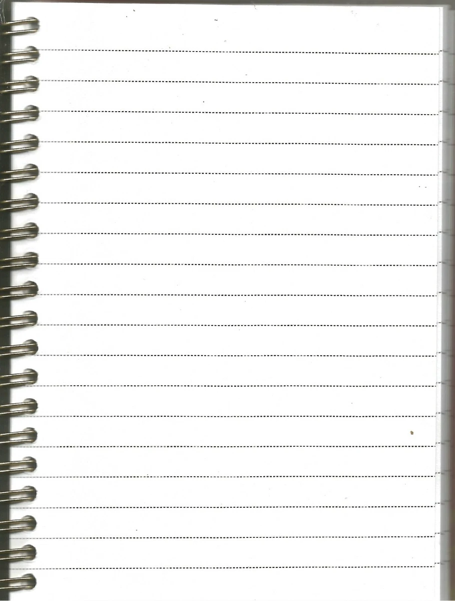 Spiral Notebook Paper Texture