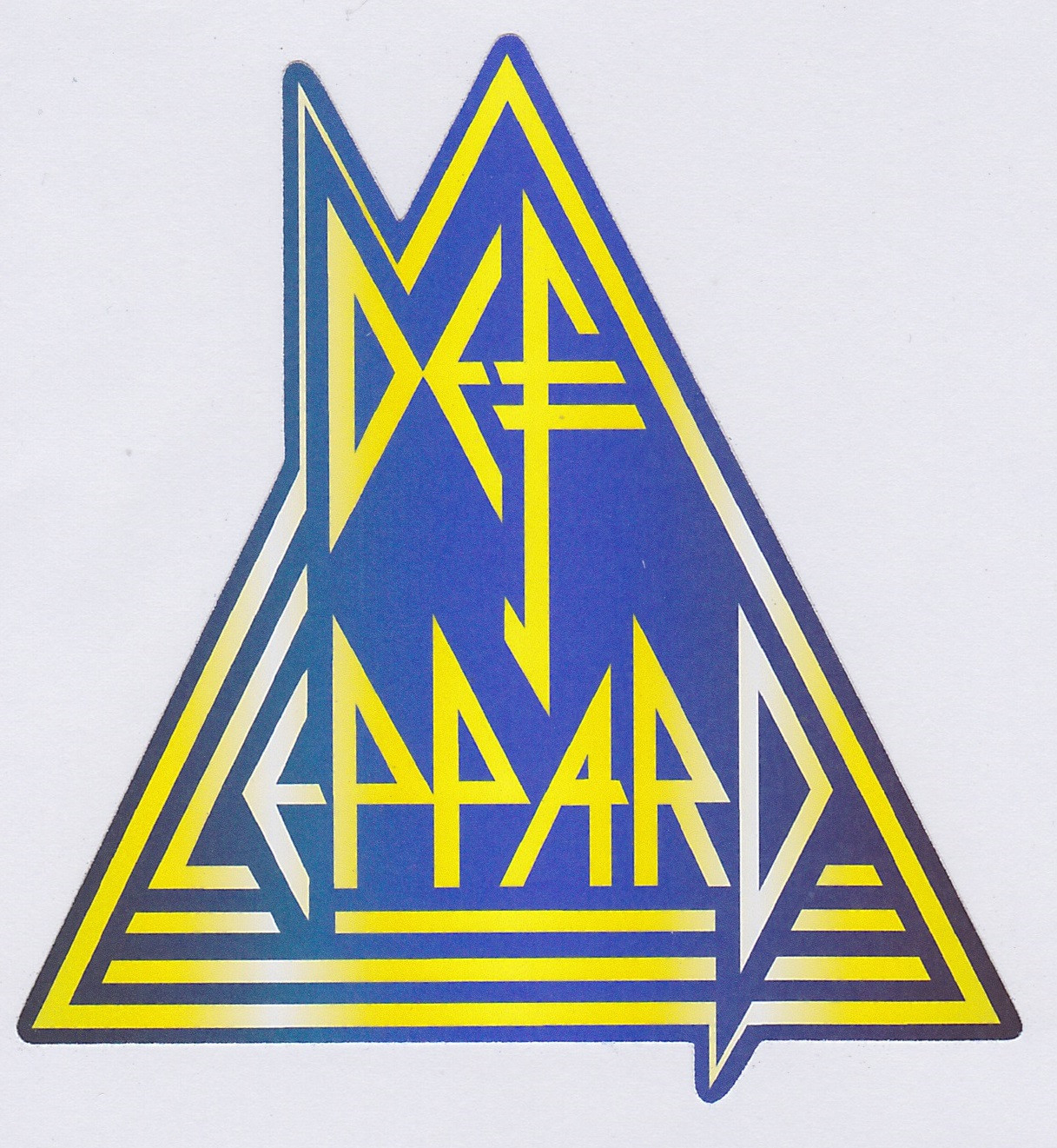 Def Leppard - Small Hi Gloss Sticker - 3 3/4" x 4" | eBay