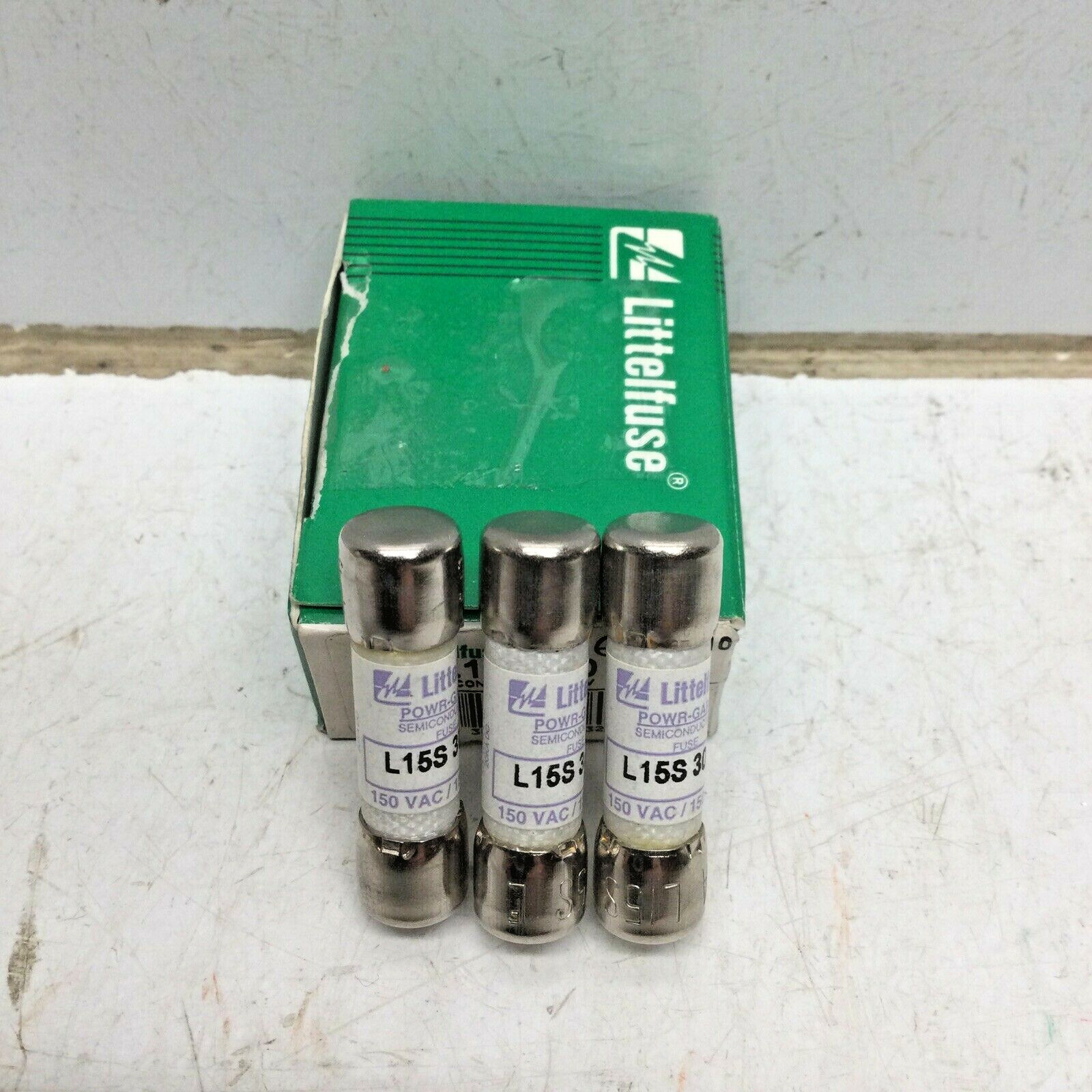 LITTELFUSE L15S 30 POWR-GARD SEMI-CONDUCTOR FUSE 30 AMP 150VAC/VDC (LOT ...