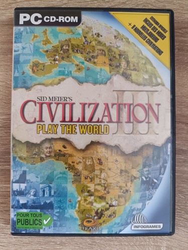 CIVILIZATION III 3 Play The World - extension inclus modes multijoueurs ...
