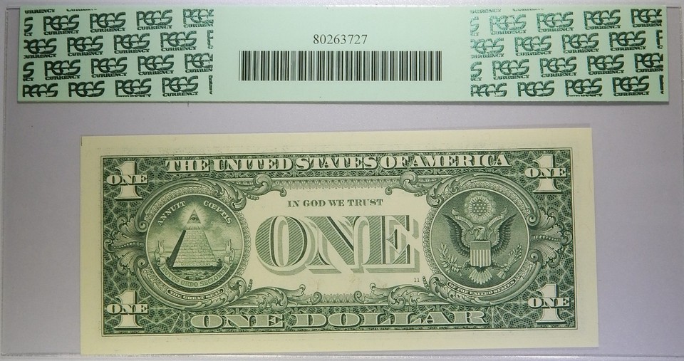 1999 $1 Chicago PCGS 66 PPQ Millennium Note Serial Number 20011828 | eBay