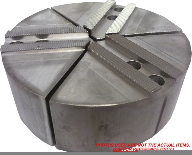 RSM-6400A ALUMINUM ROUND JAWS FOR 1/16 X 90 DEG SERR 5-6IN. CHUCK 4IN ...