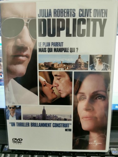 DUPLICITY FILM TONY GILROY DVD 2000/2009 COM NEUF BLISTER | eBay