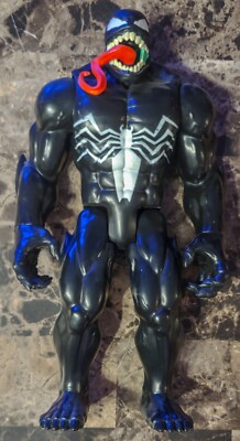 Venom 12 Inch Action Figure Marvel Spider-Man Maximum Blast Gear Titan ...