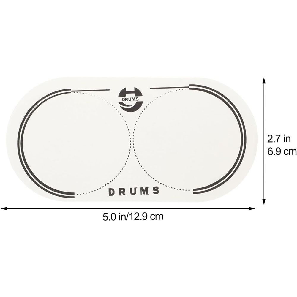 Reusable Drum Pad Sticker PET Pedal Patches Percussion Instrument | eBay