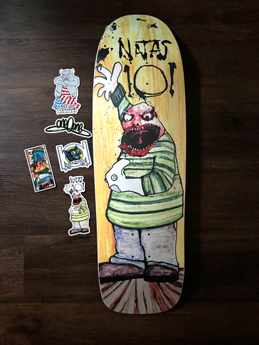 101 Natas Kapaus Sock Puppet Slick Old School 90's Reissue Skateboard ...
