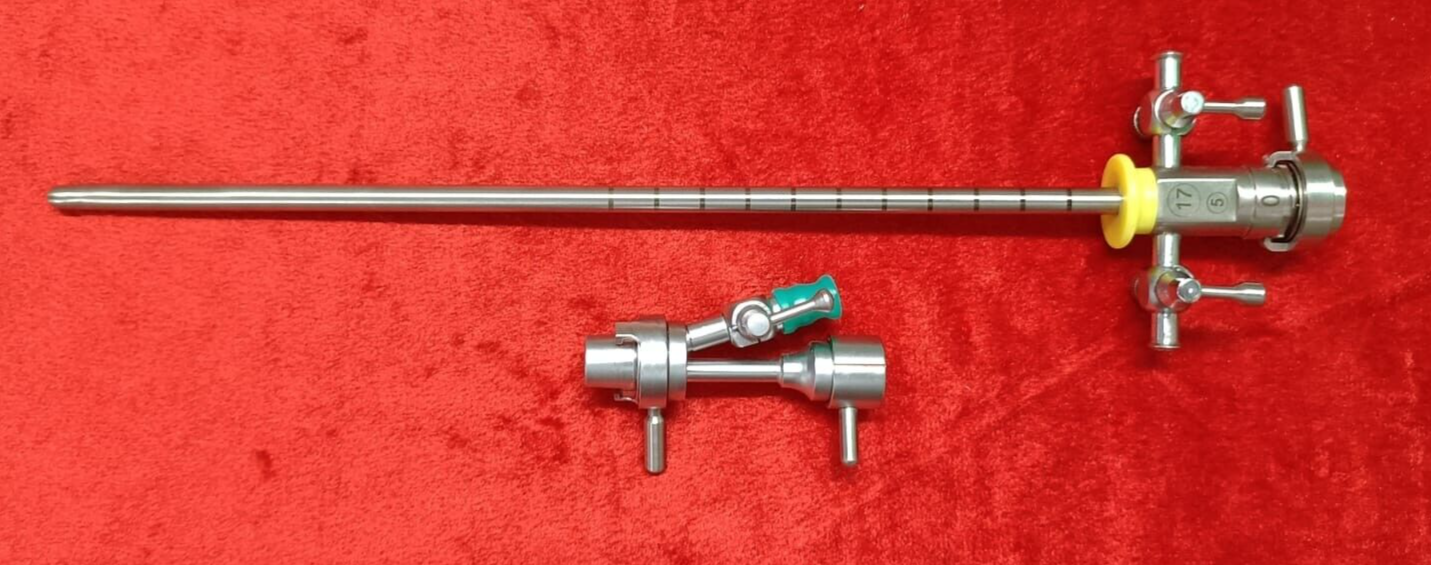 Laparoscopic Cystoscope Sheath 17fr & Single Channel Bridge Best ...