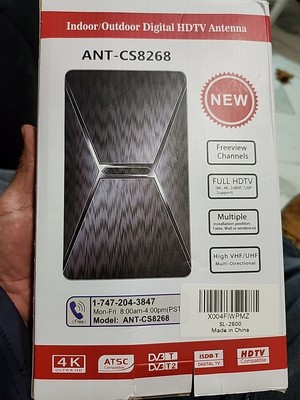 TV Digital HDTV Antenna Indoor / Outdoor Smart ANT- CS8268 4K 1080P ...
