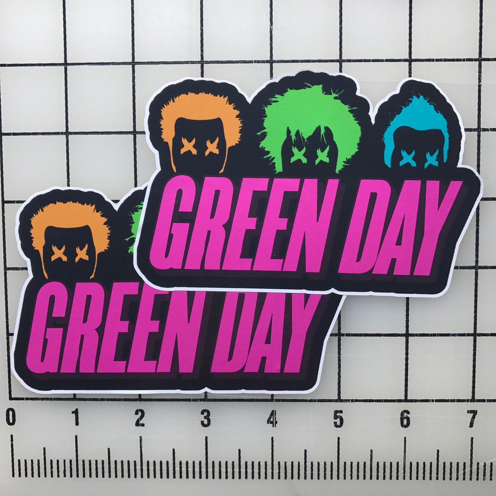 Green Day 5" Wide Multi-Color Vinyl Decal Sticker - BOGO | eBay