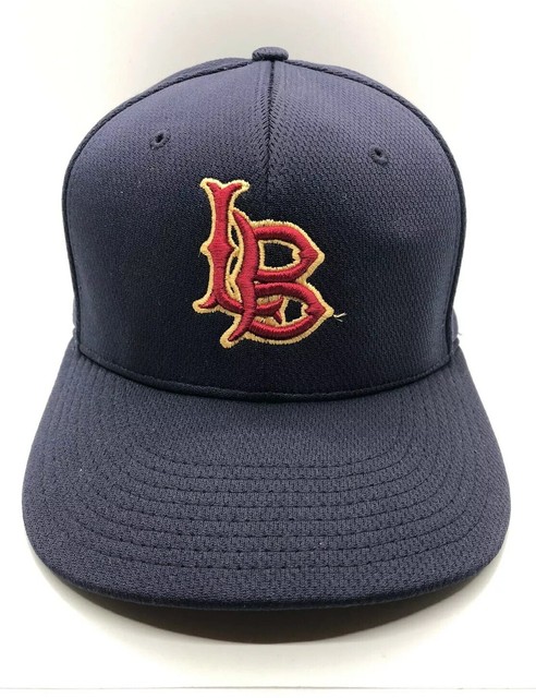 Long Beach State Cap Hat Men Fitted S-M 100% Polyester Black | eBay