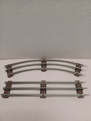 20 Pc Lot Lionel Train 0 Gauge O27 Tubular Track 3 Rail VTG Metal NO ...