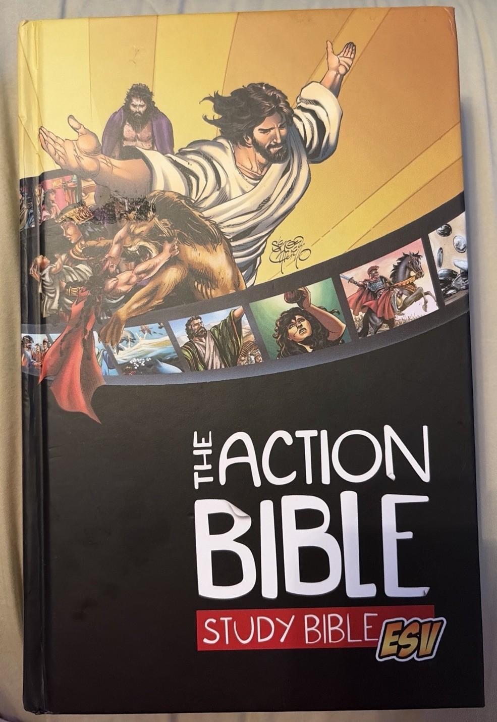 Action Bible Study Bible ESV (Hardcover) by David C Cook (2015 ...