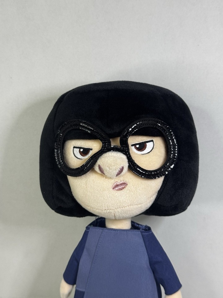 Edna Mode Disney Parks Pixar Plush Doll 12" The Incredibles 2 2018 RARE ...