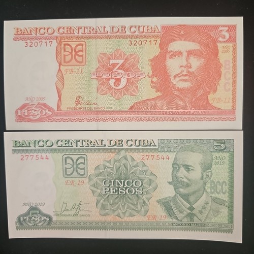 South America Banknote Set 2 UNC Banknotes 3 Pesos, 5 Pesos) #236 | eBay