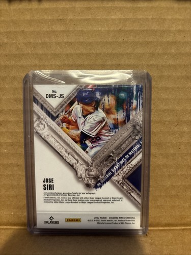 2022 Panini Diamond Kings - Dk Material Signatures Jose Siri #DMS-JS ...
