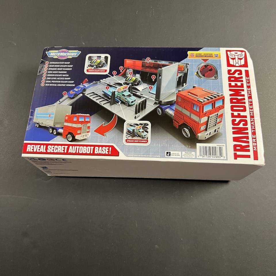 Transformers Micro Machines G1 Optimus Prime Hauler Playset NEW 2022 ...