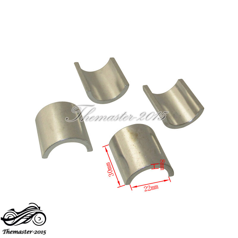 7/8" Handlebar Riser Clamp Spacers Conversion Shims For ATV Quad Pit ...