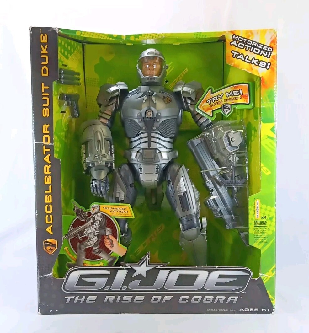 GI Joe Rise of Cobra ROC ACCELERATOR SUIT DUKE Talking Motorized 16 ...