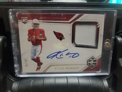 Kyler Murray 2019 Panini Limited Rookie Patch Auto # 26/75 On Card ...