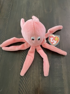 TY Beanie Baby - Inky 1994 | The Pink Octopus | eBay