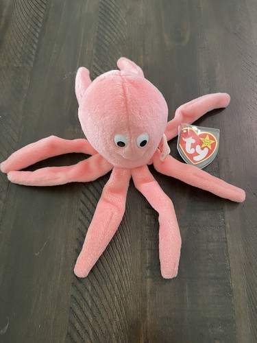 TY Beanie Baby - Inky 1994 | The Pink Octopus | eBay