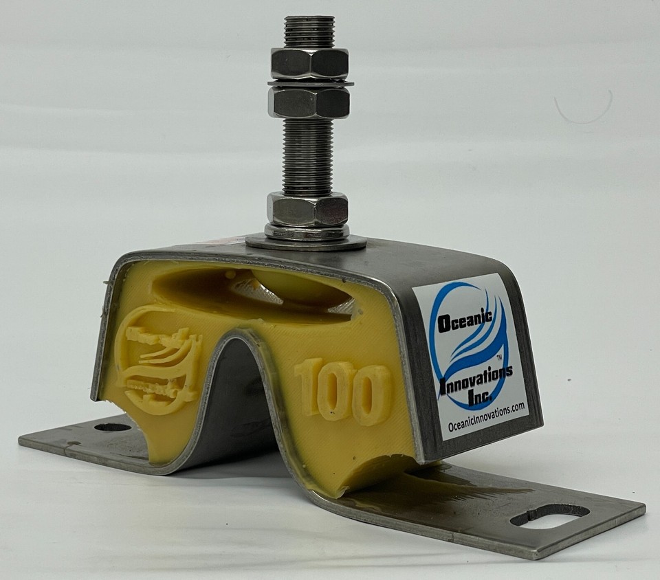 4 Stainless Marine Engine Motor Mount Set Replaces Yanmar 2GM 3GM #75 ...