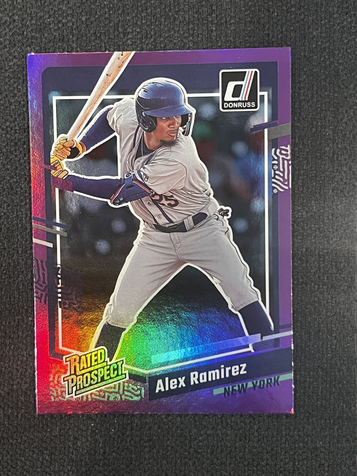 2023 Donruss Holo Purple Rated Prospect Alex Ramirez #49 Mets | eBay