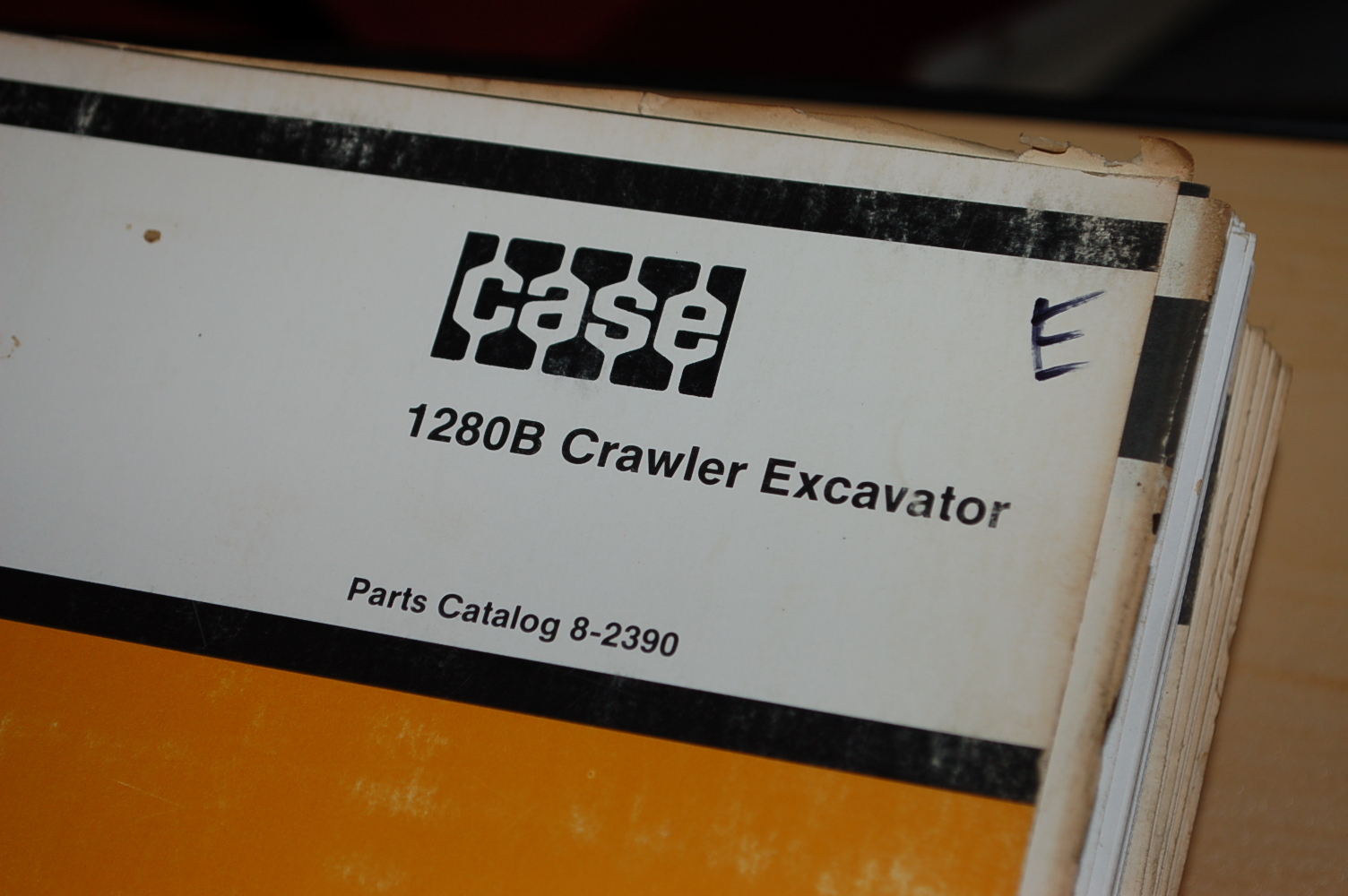 CASE 1280B Crawler Excavator TrackHoe Spare Parts Manual book catalog ...