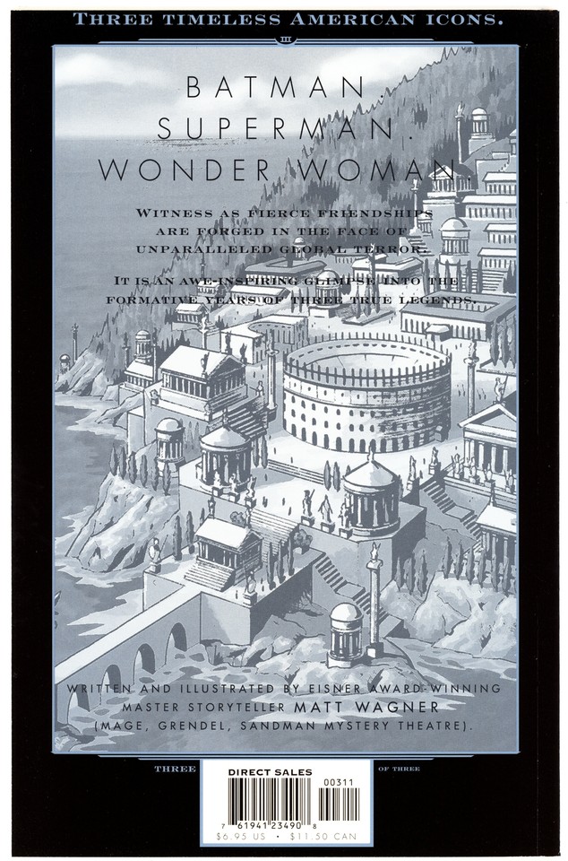 Batman / Superman / Wonder Woman: Trinity (2003) #3 NM 9.4 Matt Wagner ...