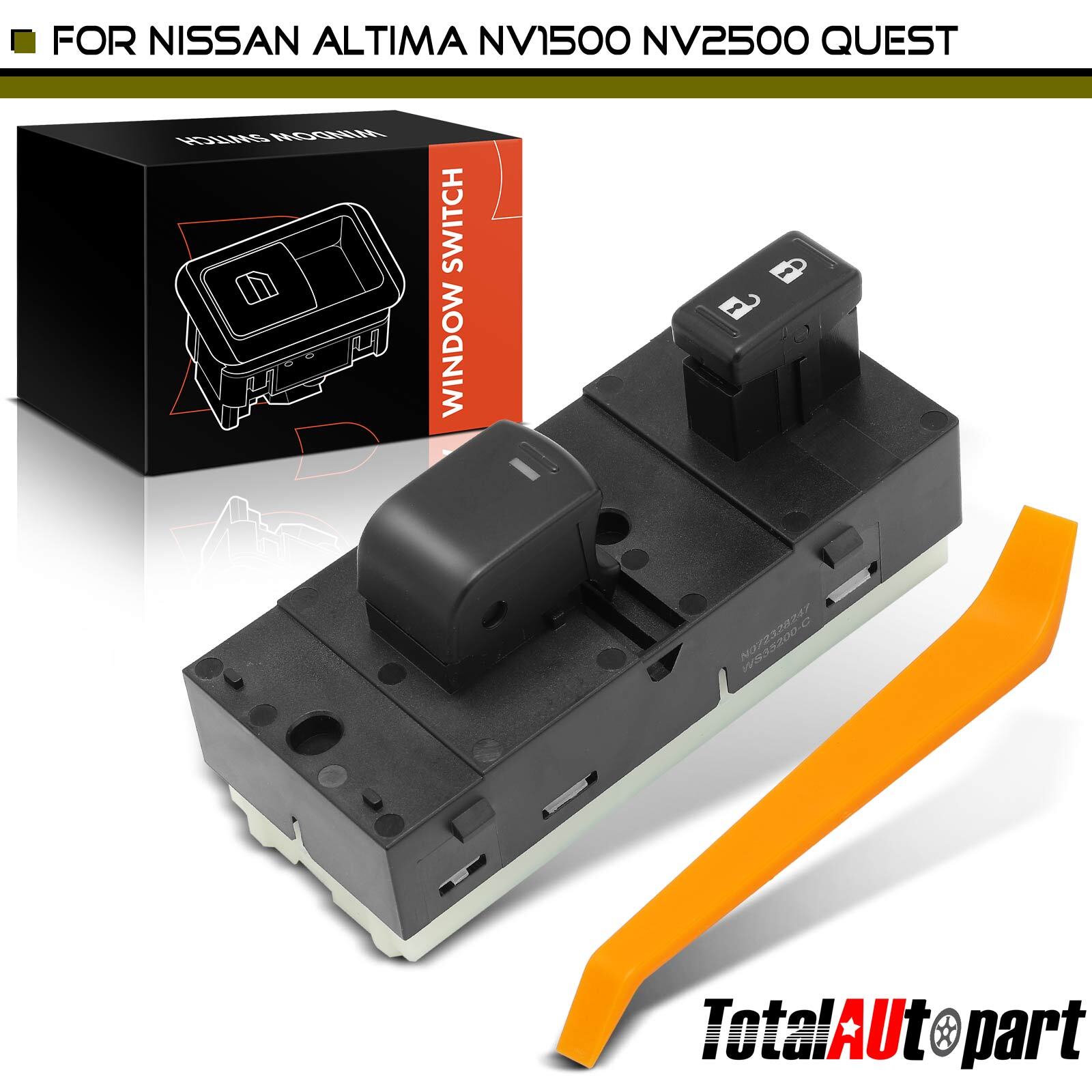 Power Window Switch for Nissan Altima NV1500 NV2500 NV3500 Quest Front ...