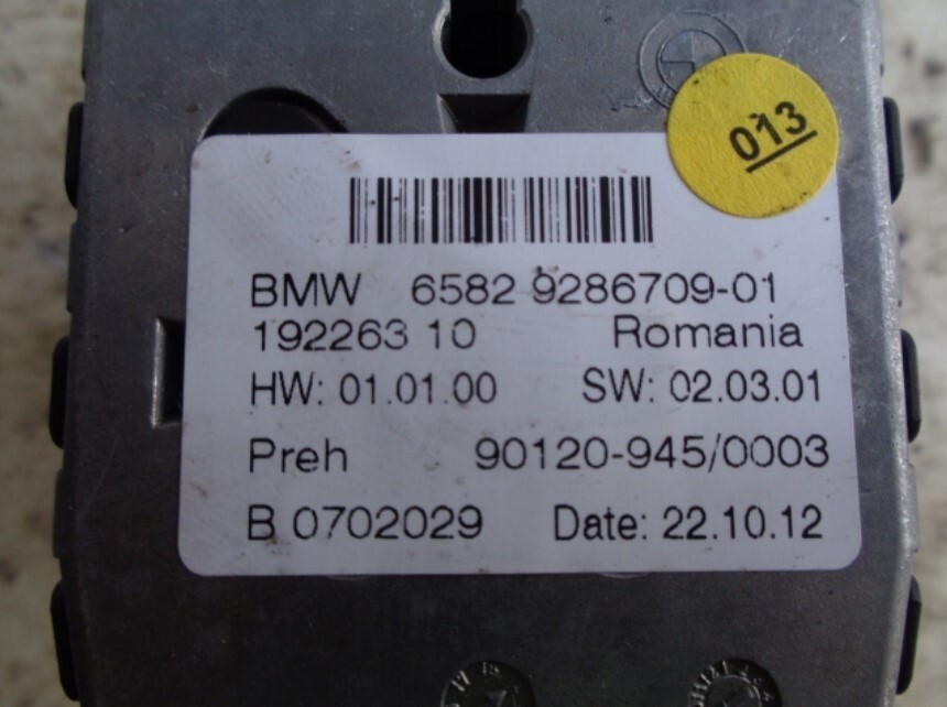 BMW F06 F12 F13 iDrive Controller Ceramic 65829286709 / 9286709 | eBay