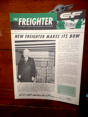 Consolidated Freightways Magazine - The Freighter 1960 CF Paper Vol 1 ...