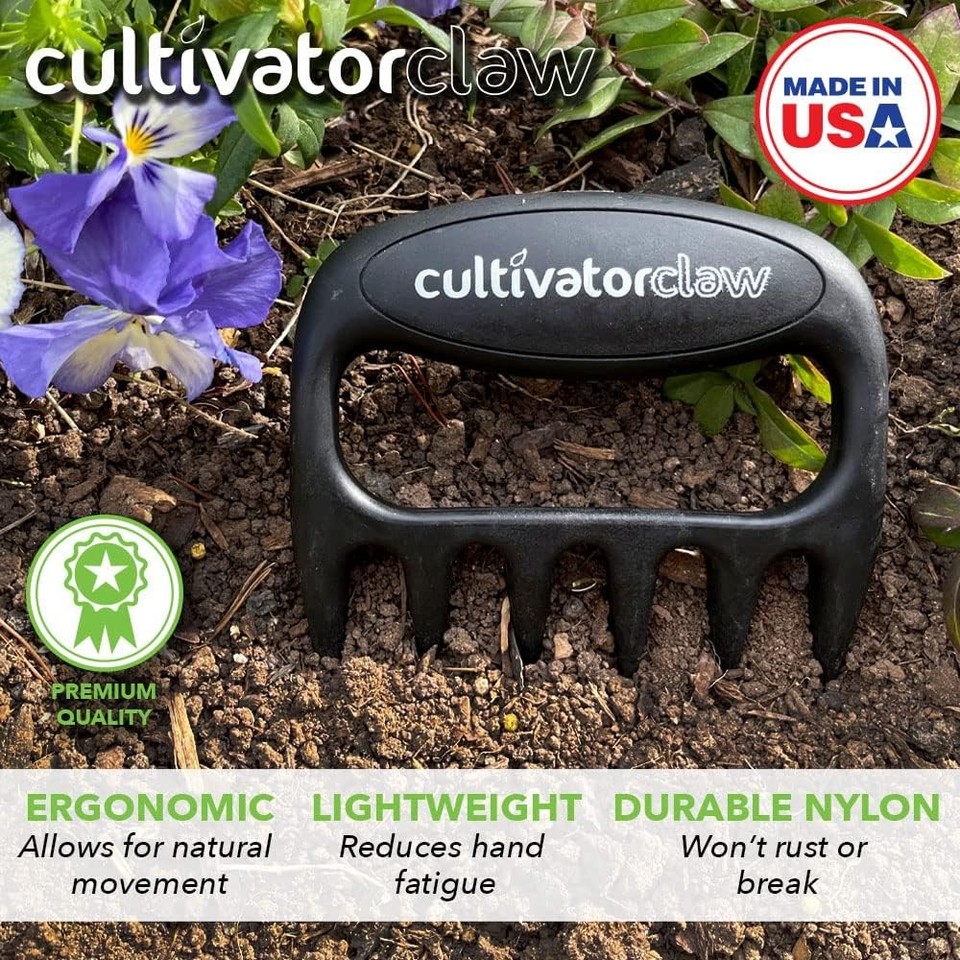 Bear Paws Cultivator Claw - Ergonomic Gardening Tools - Hand Held ...