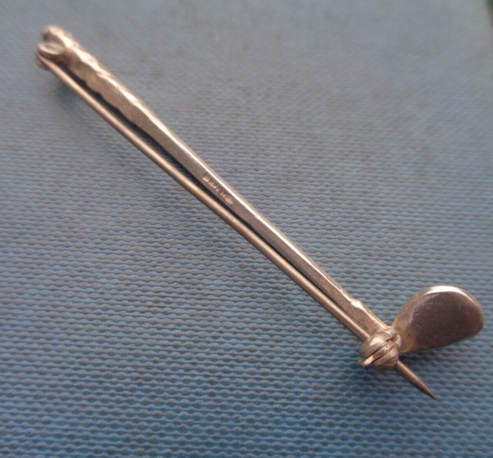 Vintage Attractive Silver Golf / Golfing Brooch c.1960/70s - Club and ...