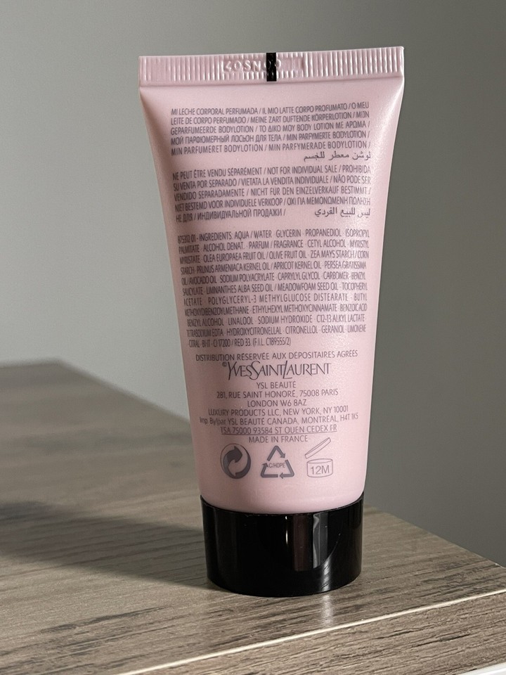 MON PARIS By YSL YVES SAINT LAURENT My Perfumed Body Lotion 1.6oz ...