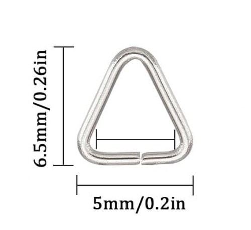 Triangle Pinch Bails Hanger Connectors for Jewelry Making Silver | eBay