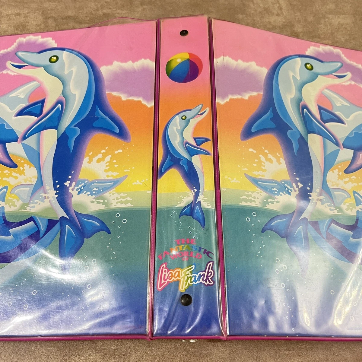 90s Notebook With Dolphins