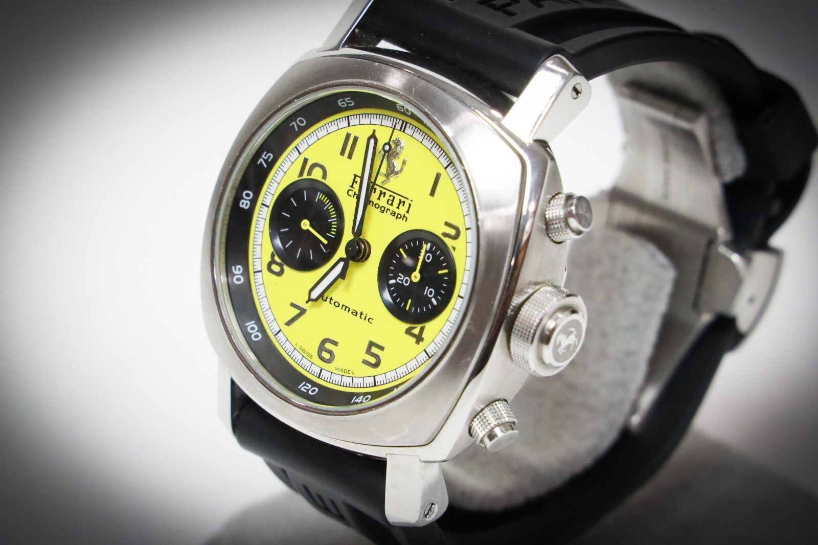 Panerai Ferrari Yellow Men's Rubber Strap Watch - FER00011 for sale ...