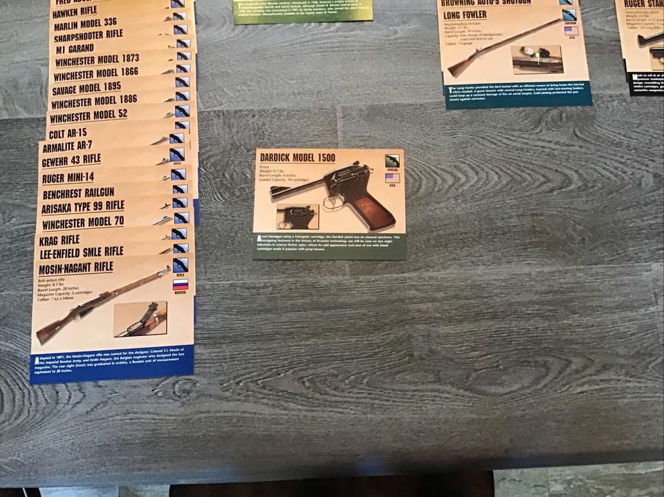 Atlas Gun Cards Lot Of 56-See Description | eBay