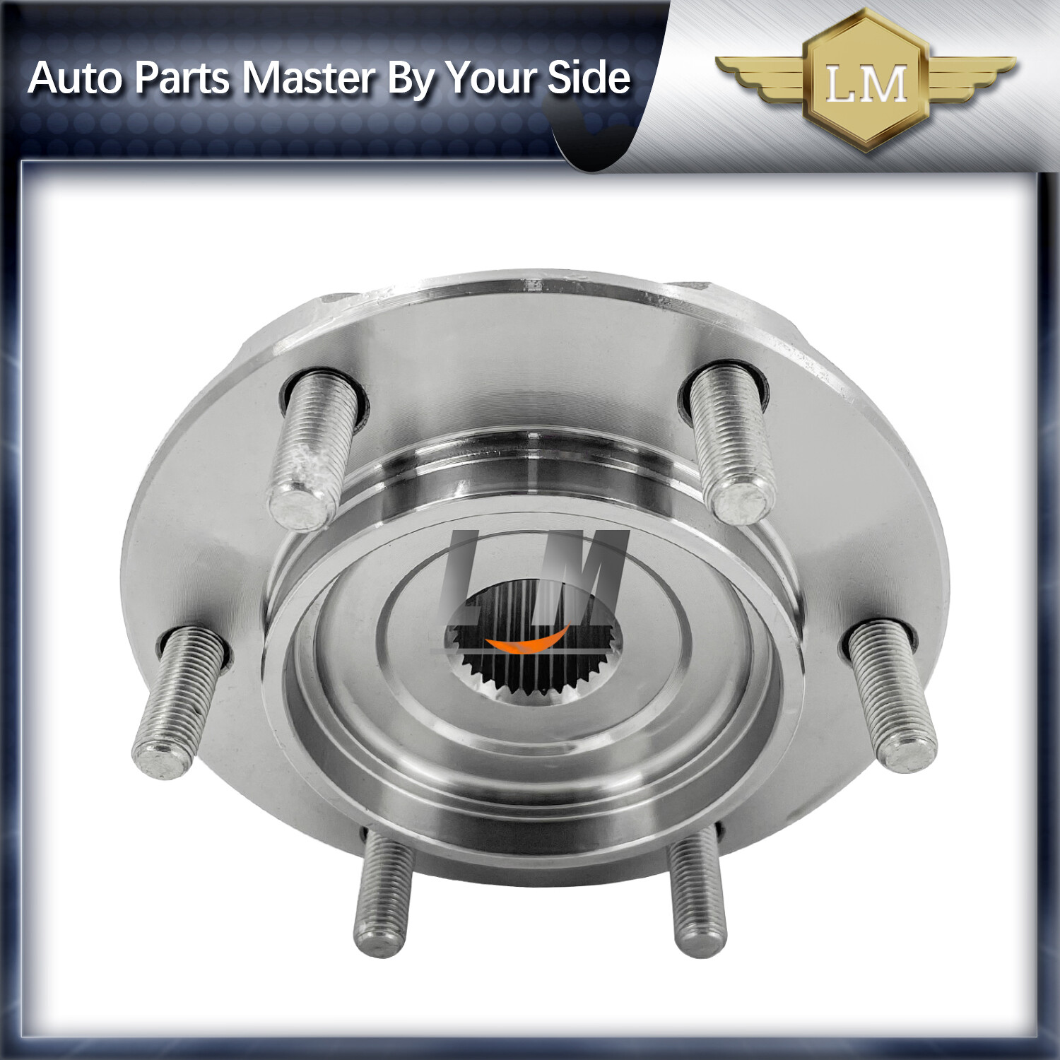 Front Wheel Bearing & Hub Kit Inner & Outer Wheel Seals 43502-35170 for ...