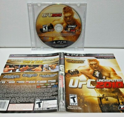 UFC UNDISPUTED 2010 PS3 Playstaion 3 Game Disc and artwork Only ...