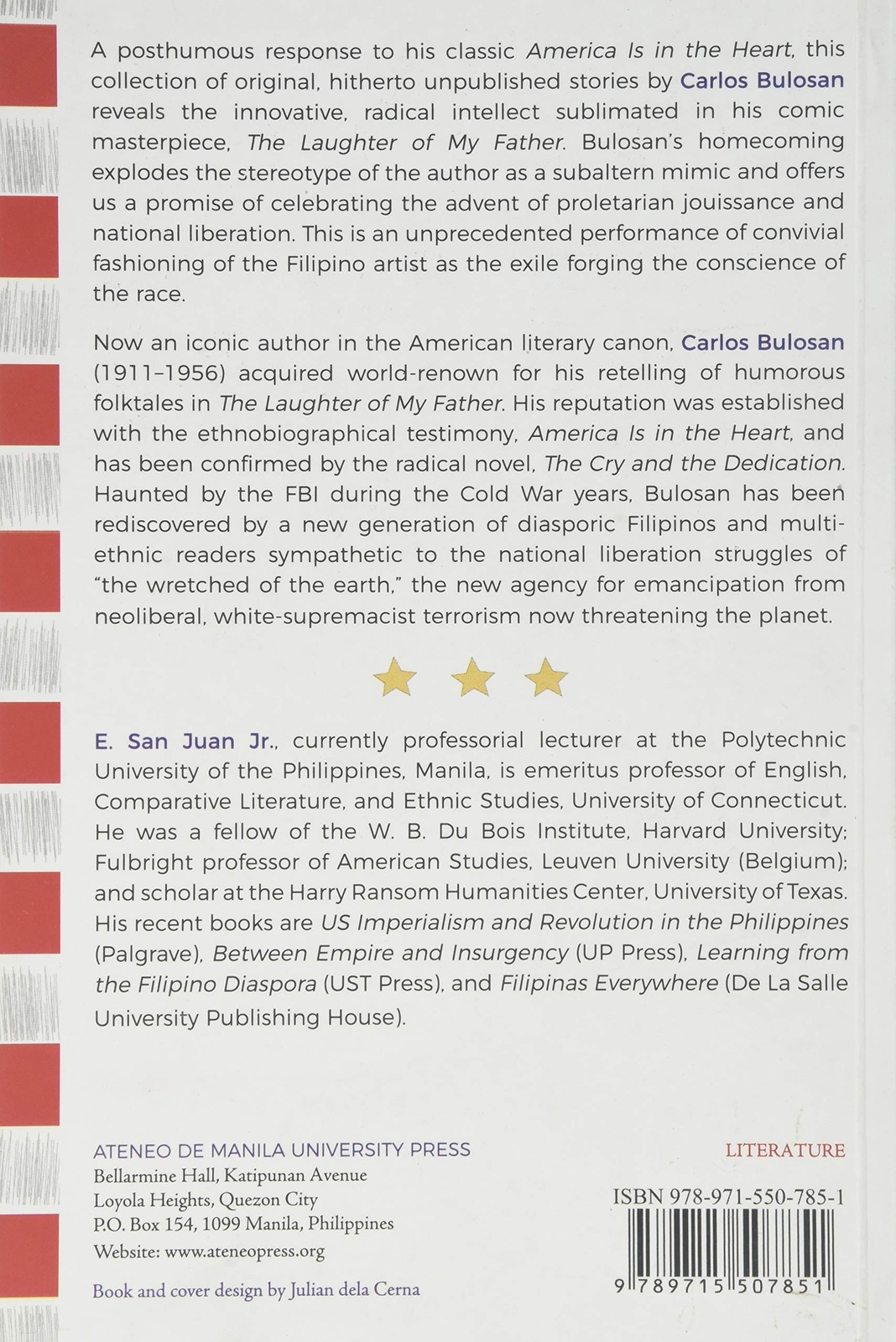 Carlos Bulosan The Philippines is in the Heart (Paperback) (UK IMPORT) 9789715507851 | eBay